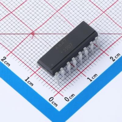 China phototransistor optocoupler Broadcom ACPL 847 000E with 16 pin DIP package and fast response time for sale
