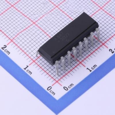 China Broadcom ACPL 847 00GE quad channel phototransistor optocoupler designed for circuit signal transmission for sale