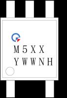 China Single channel optocoupler NQUNXIN QXM511 CuH S featuring 850nm AlGaAs LED and high speed transistor for sale