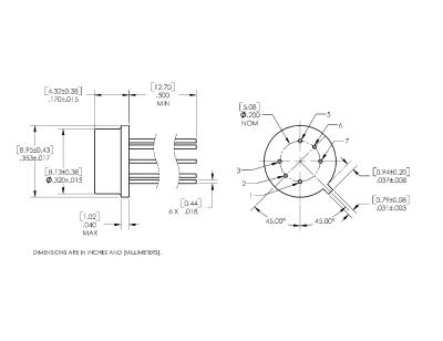 China Optically Coupled Isolator OPTEK 4N24A Hermetically Sealed TO78 Package Suitable for Industrial Applications for sale