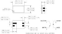 China Surface Mount Optocoupler OPTEK HCC242TX Gallium Aluminum Arsenide LED Silicon Phototransistor Device for sale
