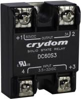 China industrial control solutions featuring Sensata DC60SA7 solid state relay with 3A to 7A current ratings for sale