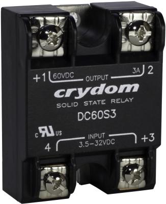 China industrial control solutions featuring Sensata DC60SA7 solid state relay with 3A to 7A current ratings for sale