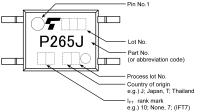 China TOSHIBA TLP265J V4 E featuring non zero crossing photo triac and SO6 package for triac driver performance for sale