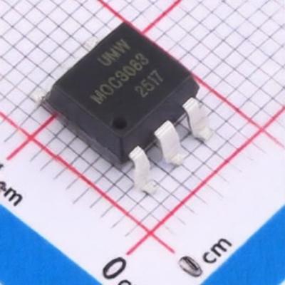 China UMW MOC3083SM UMW Optocoupler Featuring GaAs Infrared LED for AC Motor Drives and Solid State Relay for sale
