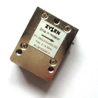 China 3.1 To 4.3GHz Drop In Isolator 20dB Isolation for sale