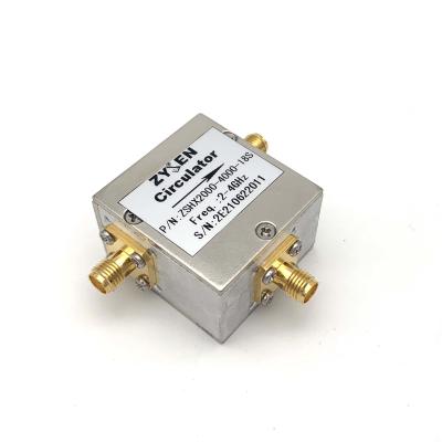 China 4GHz High Frequency SMA Circulator 18dB Wideband Isolator for sale