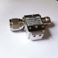 China 3.4 To 4.2GHz 22dB Coaxial Isolator N Male Connector for sale