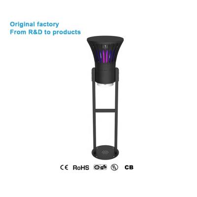 China Solar Powered Mosquito Zapper 2000V Outdoor Waterproof Bug Killer Light RoHS for sale