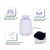 China UV Fan Mosquito Killer Lamp Photocatalysis Suction Type Insect Repellent 10000hrs USB for sale