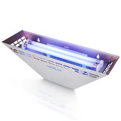 China 2x15W Wall Mounted UV Light Insect Killer Glue Board Fly Trap 58cm Aluminum ROHS for sale