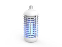 China 4W 7W Plug In Electric Fly Killer Mosquito Zapper UV Light Trap E27 Bulb ABS for sale