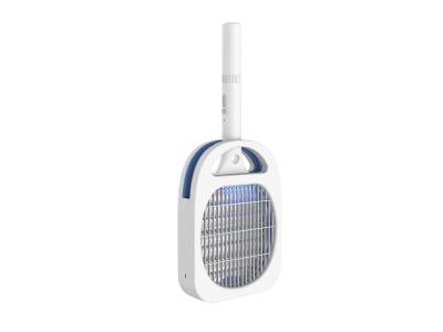 China 5W UV LED Insect Killer Wall Mounted 1200mAh Rechargeable Mosquito Swatter 2 in 1 for sale