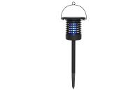 China 1.5W LED Lamp Solar Powered Fly Zapper Bug Lights Outdoor FCC for sale