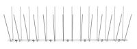 China Stainless Steel Bird Spike 7 inch 10 Pack Humane Pigeon Deterrent for Ledges Roofs for sale