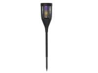 China Garden Solar Electronic Mosquito Killer Flame Light And UVA Lamp for sale