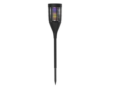 China Garden Solar Electronic Mosquito Killer Flame Light And UVA Lamp for sale