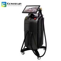 China 1000W 808nm Diode Laser Hair Removal Machine with 40 Million Shots Ice Titanium for sale