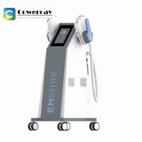 China 4 Handles EMS Muscle Stimulator Machine For Increasing Fat Dissolving Deep Muscle Train for sale