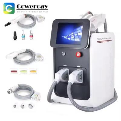 China 2600W 3 in 1 SHR IPL Hair Removal Nd YAG Laser Tattoo Removal Machine for sale