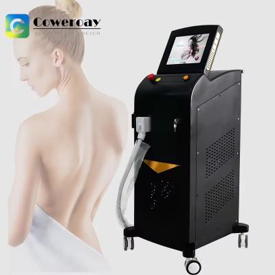 China Germany Diode Laser 808nm Hair Removal Machine Triple Wavelengths 1200W 40M Shots for sale