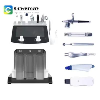 China 7 in 1 Hydrafacial Skin Cleaning Machine 90Kpa Diamond Oxygen Jet Peel Beauty Device for sale