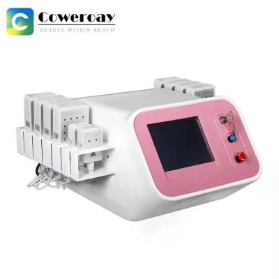 China 208 Diode Lipolaser Fat Reduction Body Contouring Machine 660nm 980nm 12 Pads for sale