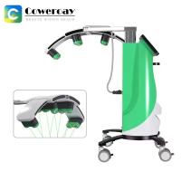 China Non Invasive 532nm Rotating Emerald Laser Body Slimming Machine 800W Fat Removal for sale