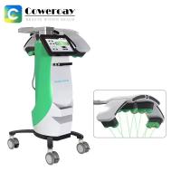 China Non Invasive 532nm Rotating Emerald Laser Body Slimming Machine 800W Fat Removal for sale