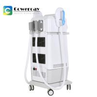 China Vertical 2 Handles Rf Ems Muscle Stimulator Sculpting Slimming Machine for sale