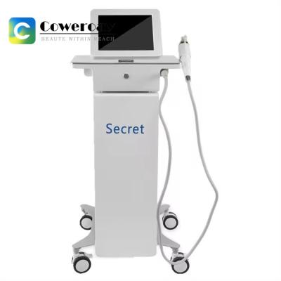 China RF Microneedle Machine 200W 5MHz Adjustable Depth 0.5-3.5mm Gold Plated Needle for sale