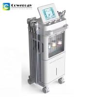 China 9 in 1 Hydra Facial Machine 90Kpa Deep Cleaning Skin Scrubber CE Approved 8 Inch Touch Screen for sale