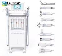 China 9 in 1 Hydra Facial Machine Skin Deep Cleaning Oxygen Water Dermabrasion 90Kpa 30L for sale