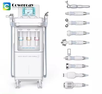 China 9 in 1 Hydra Facial Machine Skin Deep Cleaning Oxygen Water Dermabrasion 90Kpa 30L for sale