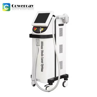 China 808nm Diode Laser Hair Removal Machine 1200W 10x12mm Spot Size for Permanent Hair Removal for sale