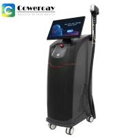 China Vertical 1200W Diode Laser Hair Removal Machine 808nm 4 Wavelength Painless CE Approved for sale