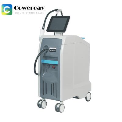 China Dual Wavelength Laser Hair Removal Machine 755nm 1064nm for Tattoo and Pigment Removal for sale