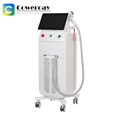 China Platinum Titanium 1200W 808nm Diode Laser Hair Removal Machine with CE Approval for sale