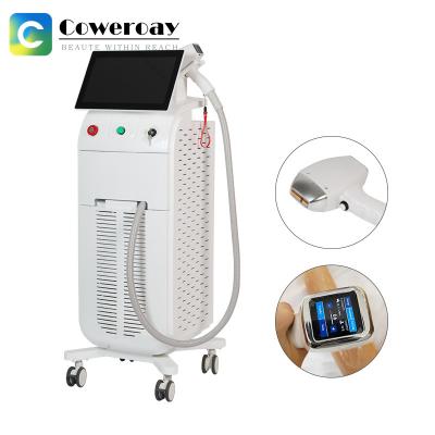 China 808nm Diode Laser Hair Removal Machine 1200W Ice Platinum OEM with 50 Million Shots for sale