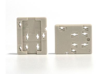 China Corrosion Resistant Gray Talc Ceramic Insulator Parts for sale