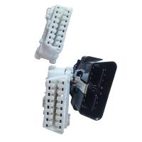 China OBD2 16-Pin Y-Splitter Cable for Toyota - 15cm Length with 2A Current Rating and Aluminum Foil Shielding for sale