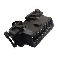 China 16 Pin OBD2 Y Cable Splitter - 30cm Dual Female Adapter with Custom Pin Assignment for Automotive Diagnostics for sale