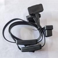 China OBD2 Male to Dual Female Splitter Cable with Switch - 60cm Flat Ribbon Design for Automotive Diagnostics for sale