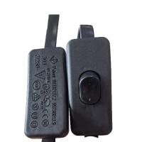 China OBD2 Male to Dual Female Splitter Cable with Switch - 60cm Flat Ribbon Design for Automotive Diagnostics for sale