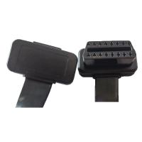 China OBD2 Male to Dual Female Y Flat Wire Splitter Extension Cable 50cm with Custom Pin Assignment for Automotive Diagnostics for sale