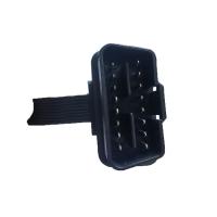 China OBD2 Y-Splitter Cable 30cm Male to Dual Female Flat Thin Design for Automotive Diagnostics for sale