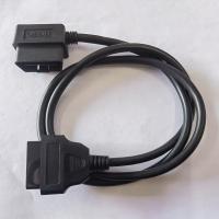 China Black OBD2 Extension Cable 16-Pin Male to Female 150cm for Automotive Diagnostics for sale