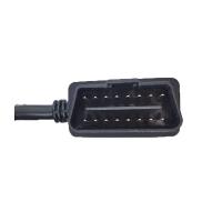 China Black OBD2 Extension Cable 16-Pin Male to Female 150cm for Automotive Diagnostics for sale