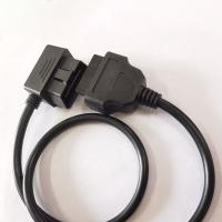 China 16 Pin J1962 OBD2 Extension Cable - 100cm Length with Customizable Pin Assignment for Automotive Diagnostics for sale