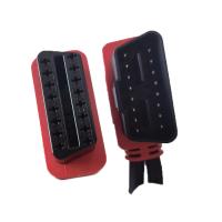 China OBD2 Male to 2 Female Extension Adapter Cable 30cm Red Core with Custom Pin Assignment for sale
